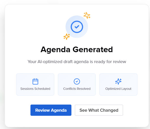 AI Agenda Builder