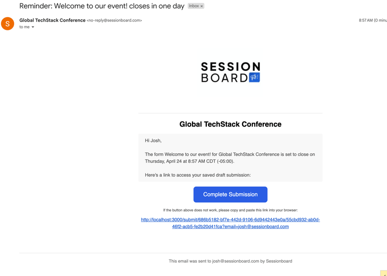 Automated/System-Generated Emails