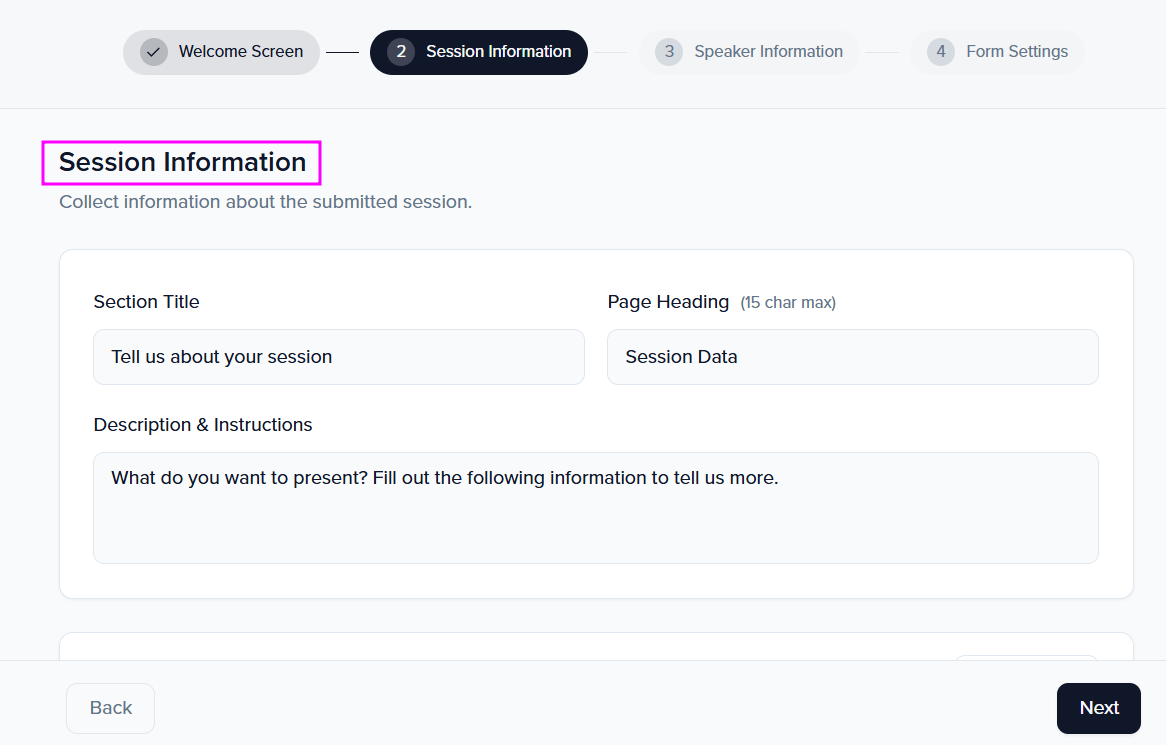 Session Fields vs. People/Individual Fields vs. Group Fields