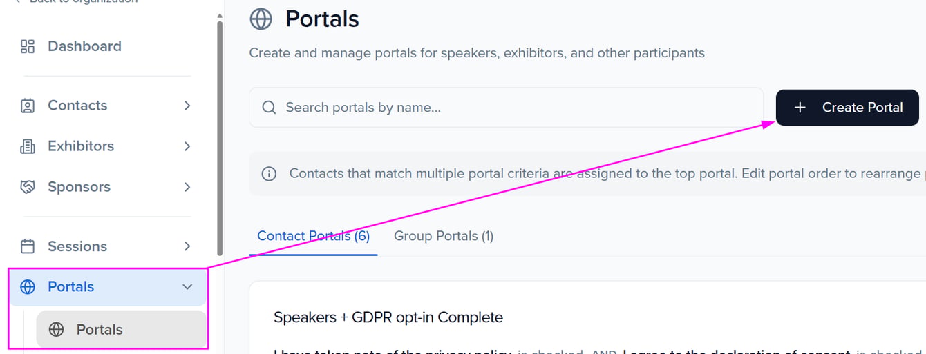 Create Custom Portals