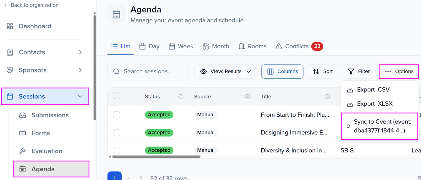 Cvent Integration
