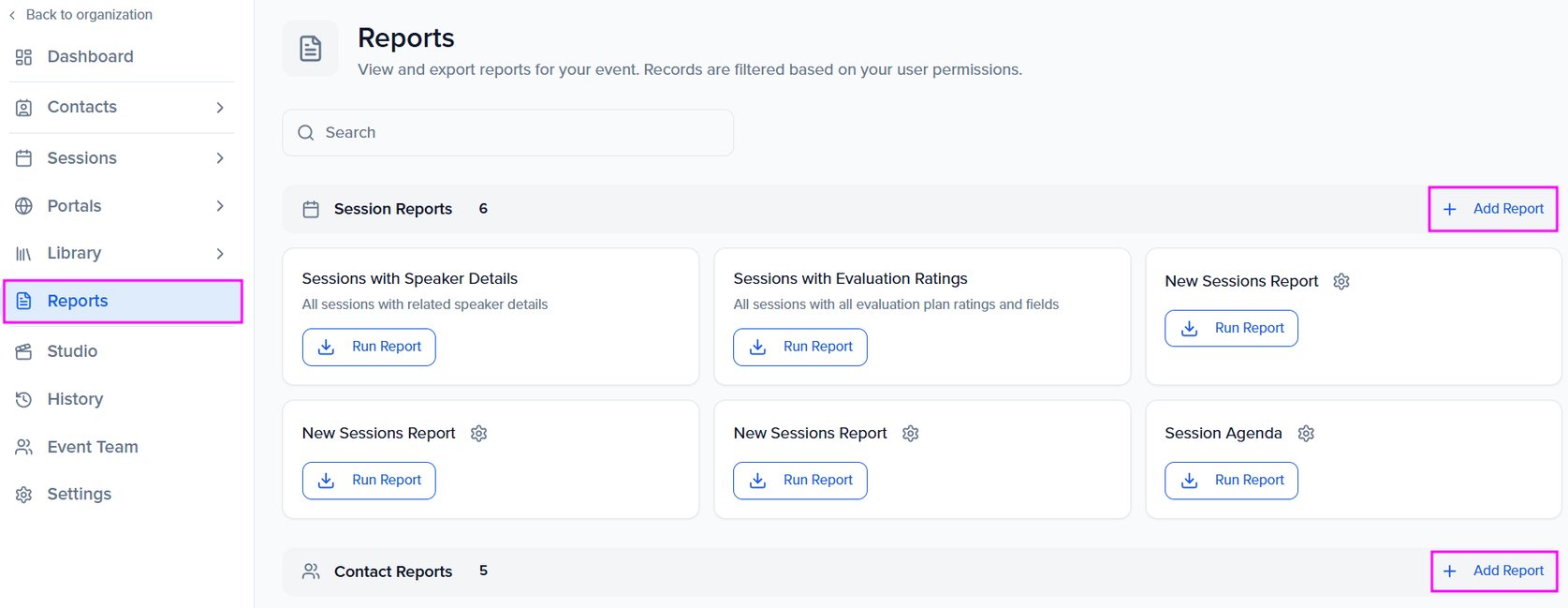 Create Custom Reports